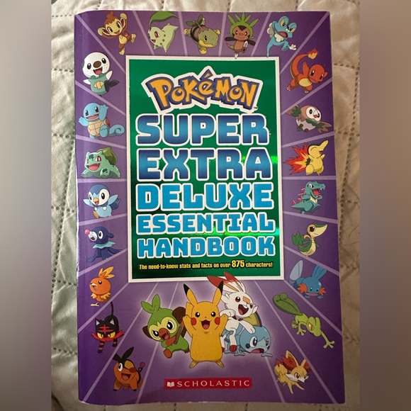 Scholastic | Other | Pokemon Super Extra Deluxe Essential Handbook ...